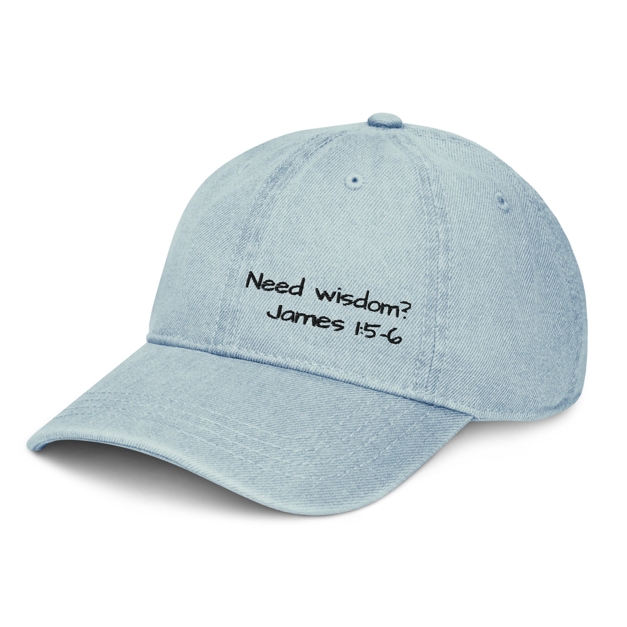 Need wisdom? – Look Up Denim Hat – Walktracts